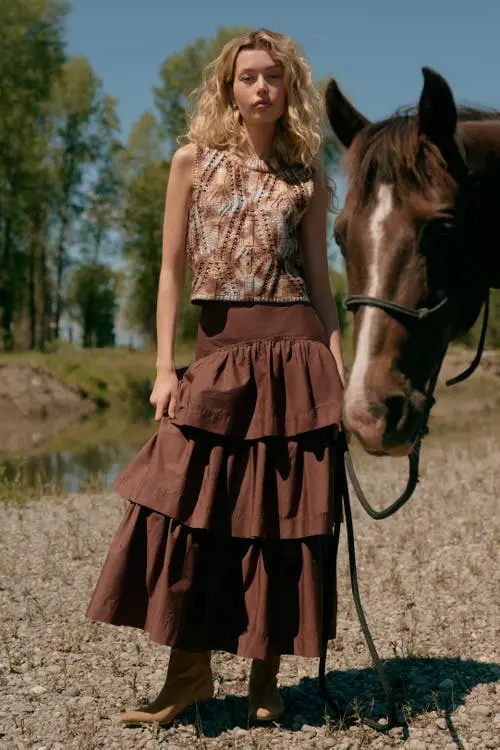MARIE OLIVER Baylor Skirt