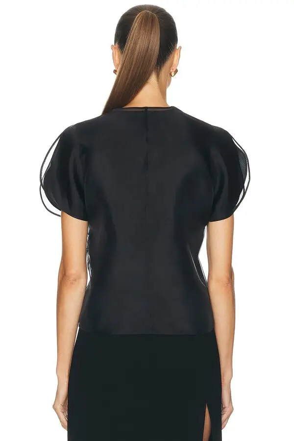 Khaite Briar Top In Cream - Black