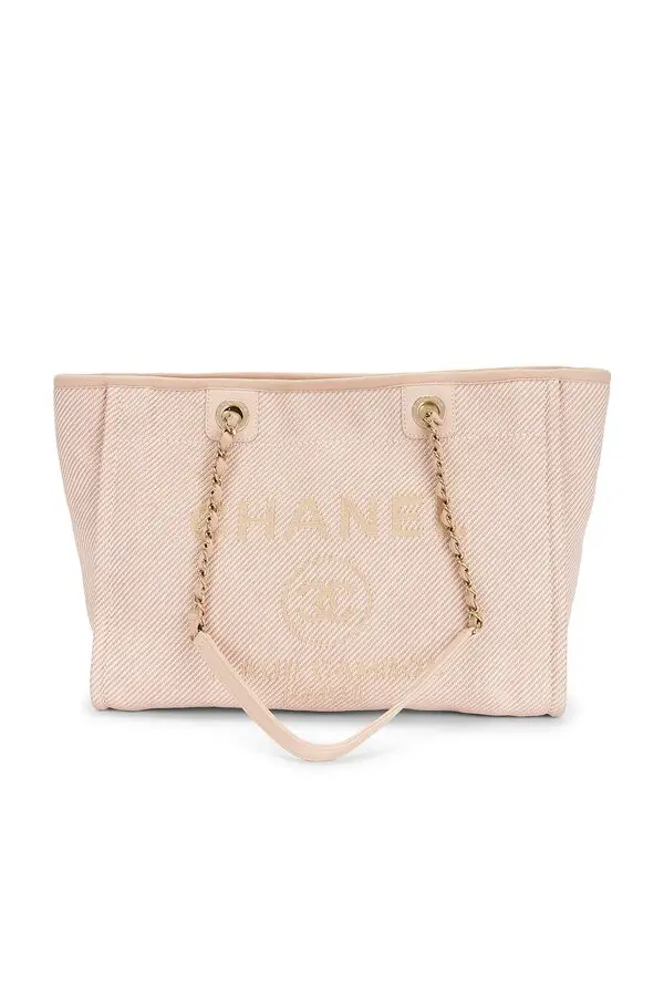 Chanel Small Deauville Tote Bag In Blush