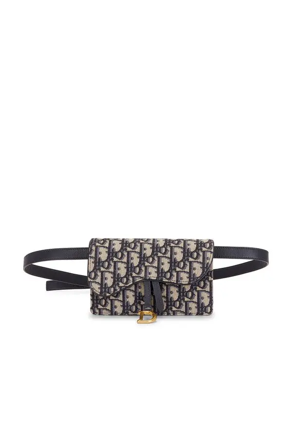 Dior Oblique Saddle Belt Bag