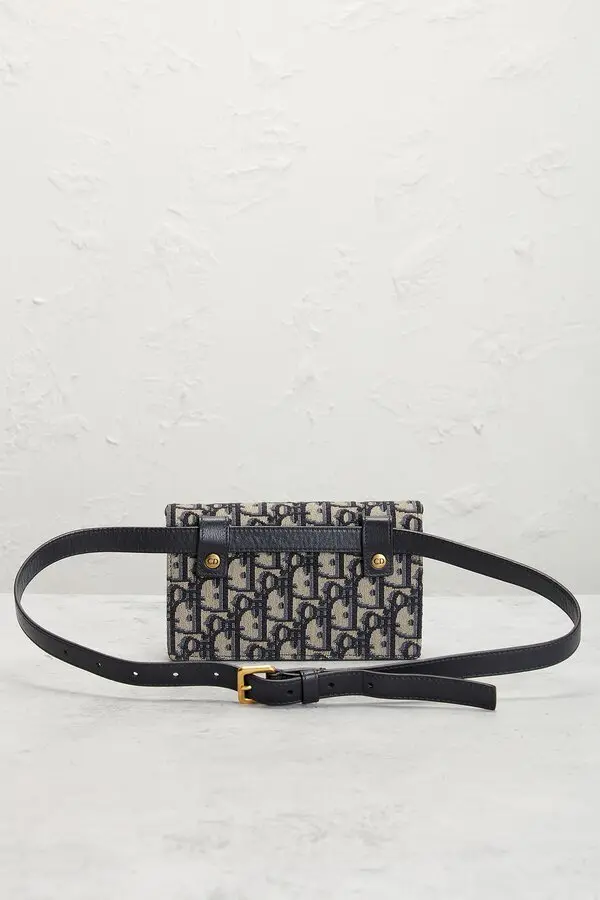 Dior Oblique Saddle Belt Bag