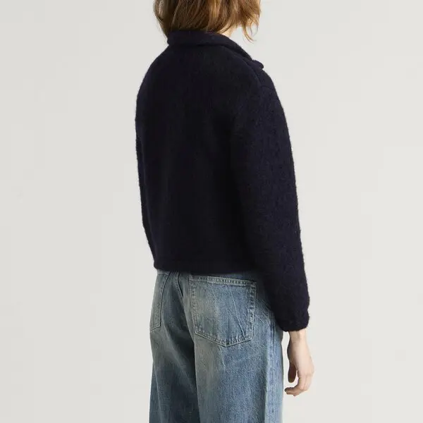 JIL SANDER Zip Up Sweatshirt - Ink