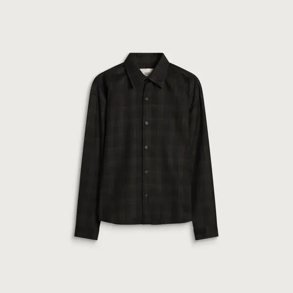 DANIEL SIMMONS Check Drape Shirt