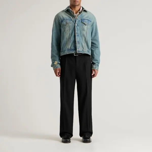 DANIEL SIMMONS Essential Pleated Trousers