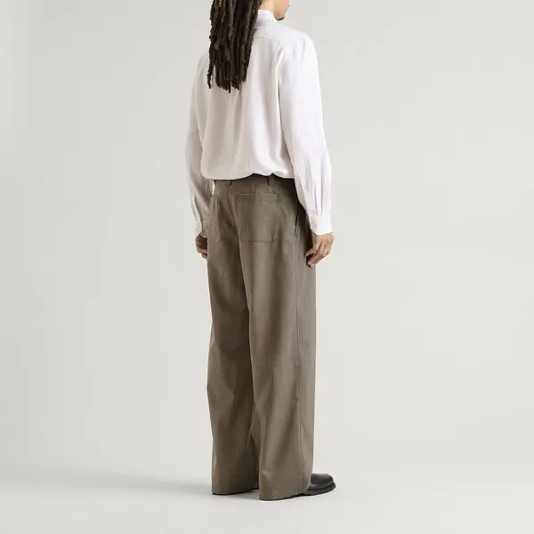 Our Legacy Flowy Fleck Wool Still Chino - Clay