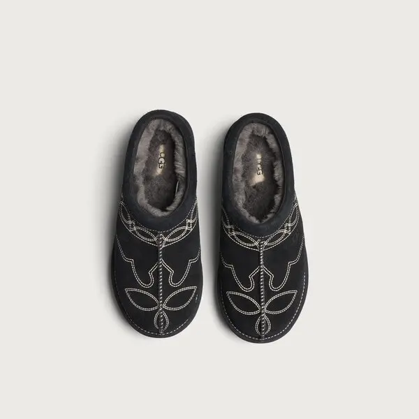 UGG Tasman Western Slipper - Black