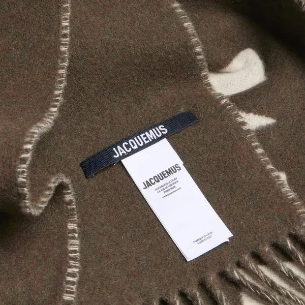 Jacquemus Logo Scarf - Multi-brown