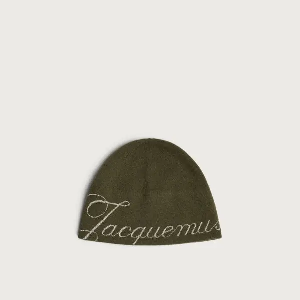 Jacquemus Script Logo Beanie