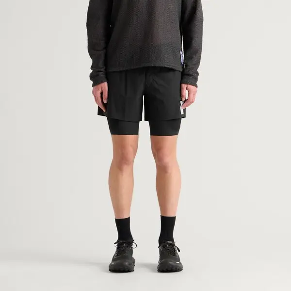 Satisfy Rippy Cordura 8" Shorts - Black