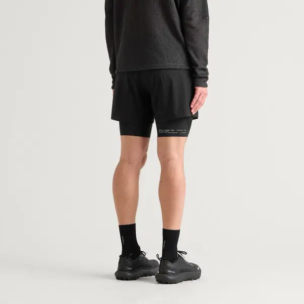 Satisfy Rippy Cordura 8" Shorts - Black