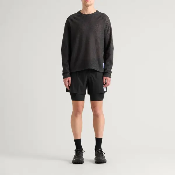 Satisfy Rippy Cordura 8" Shorts - Black