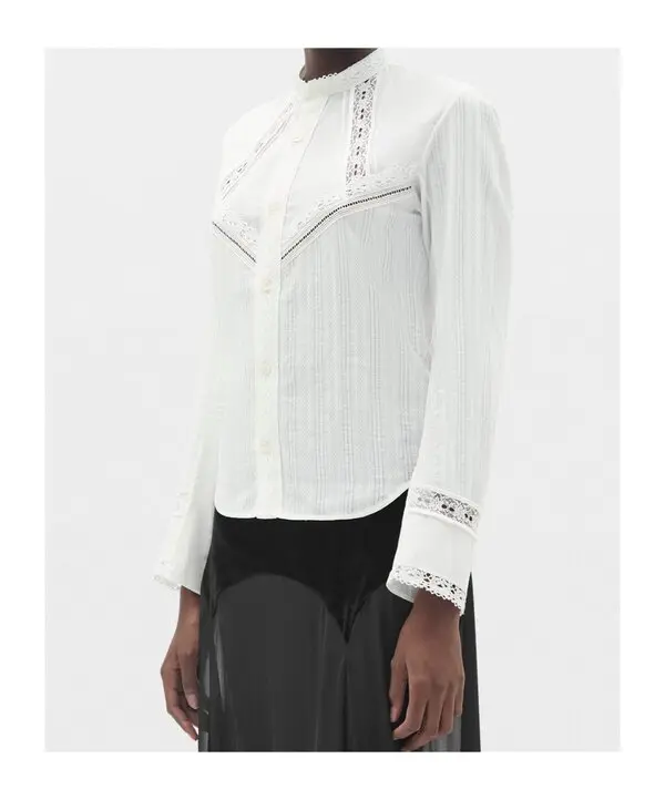 ANN DEMEULEMEESTER Storma Slim Fit Shirt With Lace