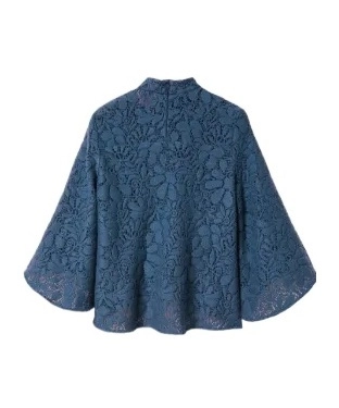 La DoubleJ Floral-pattern Lace Blouse