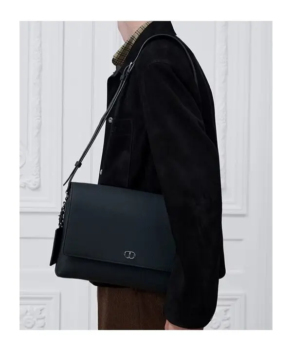 Dior Cdicon Messenger Bag With Flap