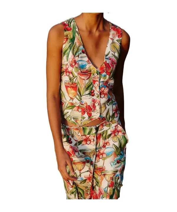 Farm Rio V-neck Vest