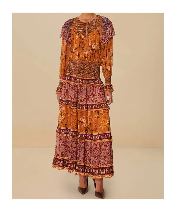 Farm Rio Floral-print Dress