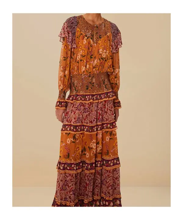 Farm Rio Floral-print Dress