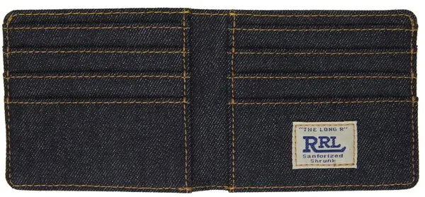 Ralph Lauren Selvedge Denim Bifold Wallet