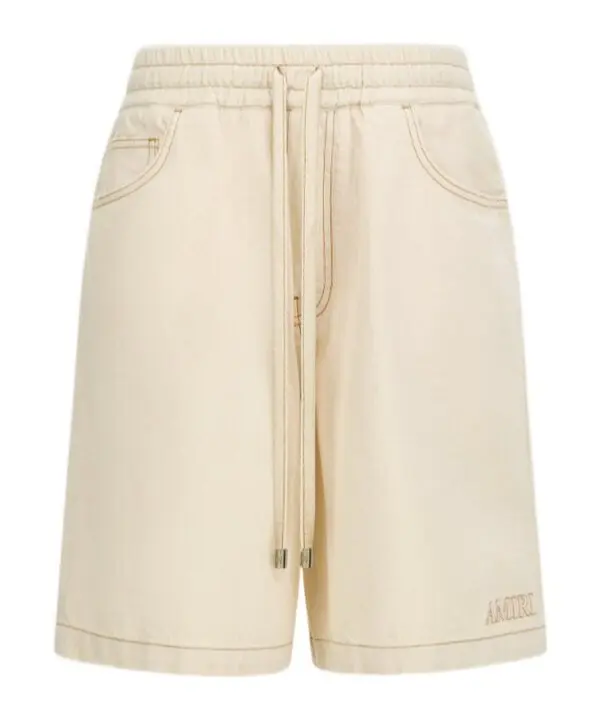 Amiri Drawstring Logo Shorts