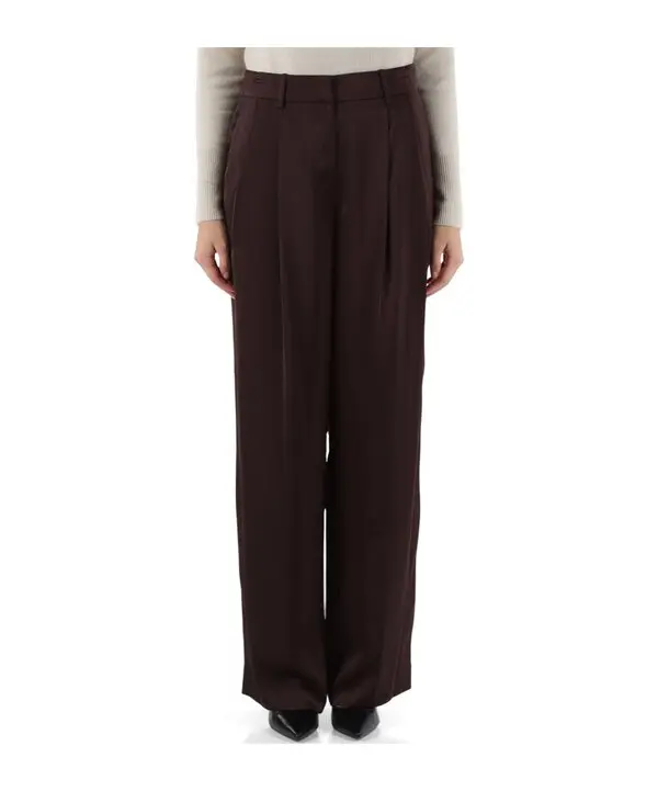 Michael Kors Drapey Satin Wide Leg Pants
