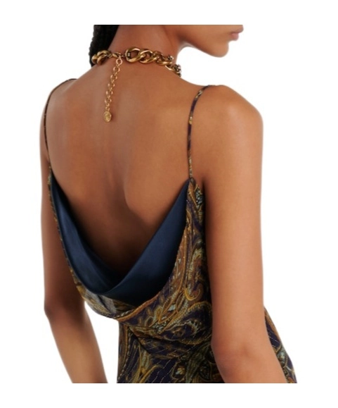Etro Paisley Silk-blend Chiffon Gown