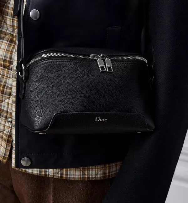 Dior Mini Archie Zipped Bag With Strap
