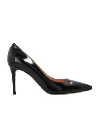 GIANVITO ROSSI Patent Pointedtoe Pumps - Black