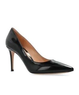 GIANVITO ROSSI Patent Pointedtoe Pumps - Black