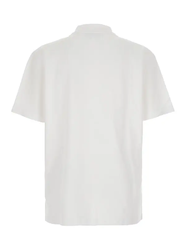 Maison Kitsuné Handwriting Logo Polo Shirt