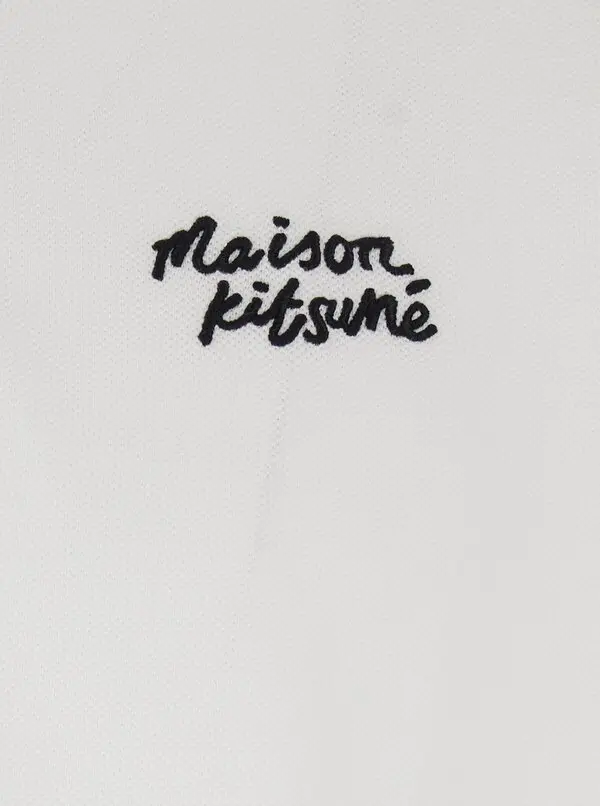 Maison Kitsuné Handwriting Logo Polo Shirt