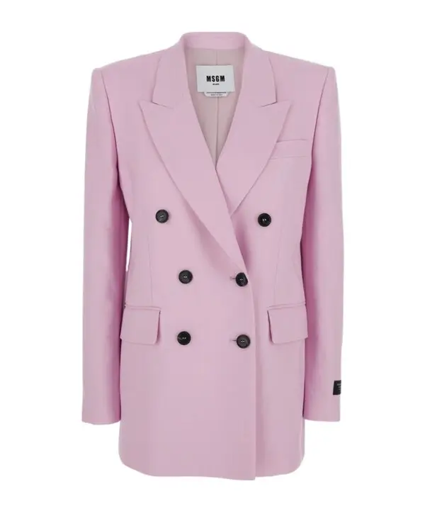 MSGM Double-breasted Tailored Blazer