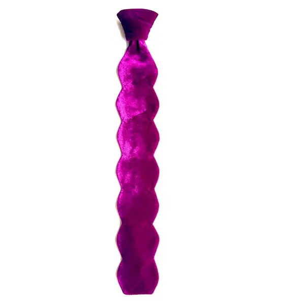 ZARS LONDON The Curve Tie Velvet Magenta - Pink