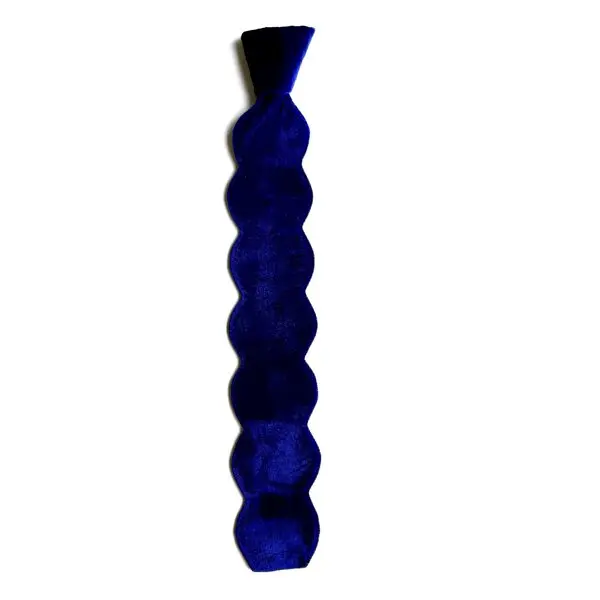 ZARS LONDON The Curve Tie Velvet - Blue