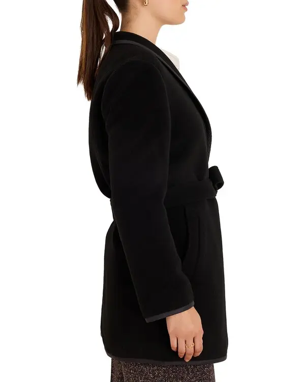NIC+ZOE Reversible Quilted Top Coat - Black Onyx