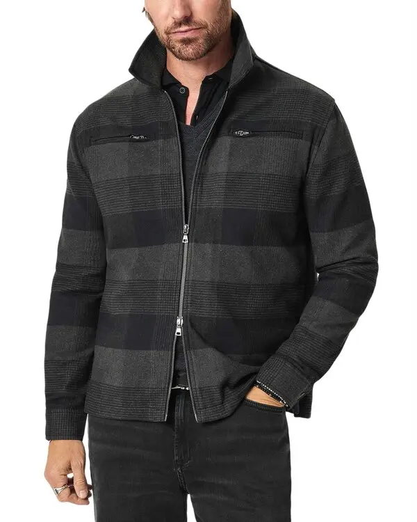 John Varvatos Grafton Flannel Check Shirt Jacket