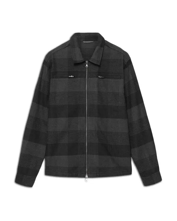 John Varvatos Grafton Flannel Check Shirt Jacket