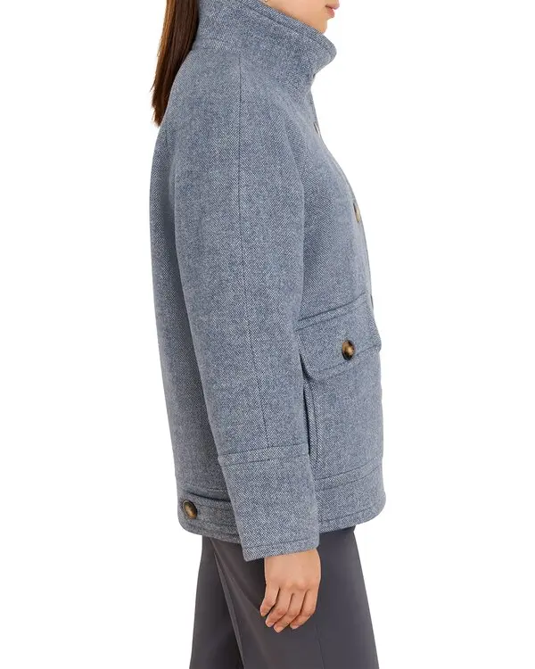 NIC+ZOE Wool & Alpaca Mod Coat