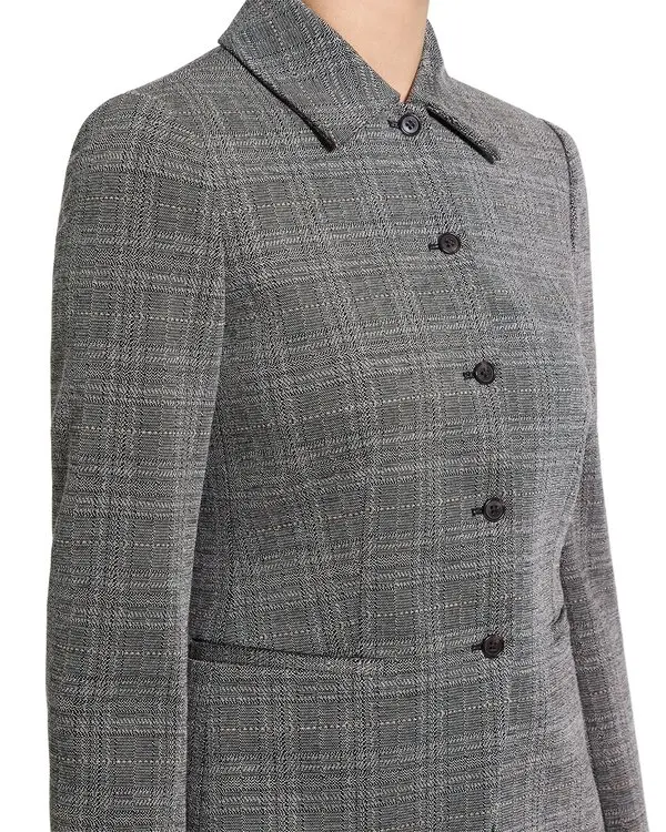 Theory Button Front Cutaway Blazer