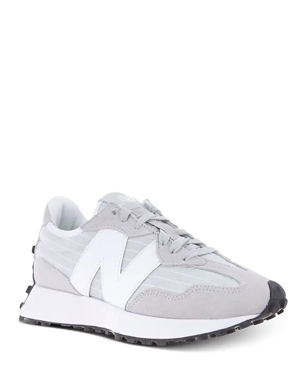 NEW BALANCE 327 Suede Sneakers - Rain Cloud