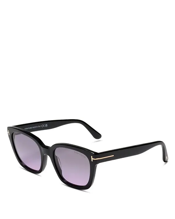 TOM FORD Square Sunglasses, 53mm