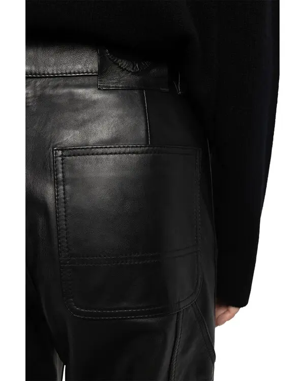 Zadig&Voltaire Perya Leather Wide Pants