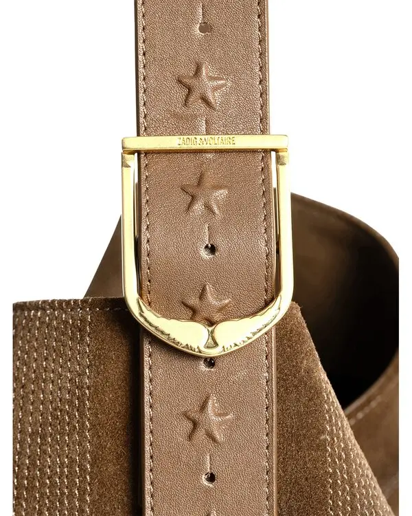 Zadig&Voltaire Jane Suede Western Hobo Bag