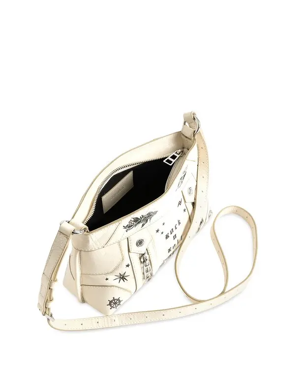 Zadig&Voltaire Sunny Mood Tattoo Leather Crossbody Bag