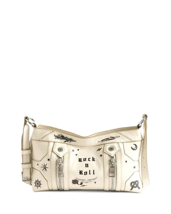 Zadig&Voltaire Sunny Mood Tattoo Leather Crossbody Bag