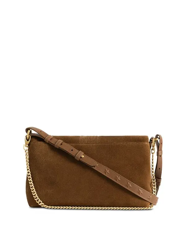 Zadig&Voltaire Rocky Ii Western Suede Shoulder Bag