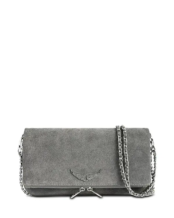 Zadig&Voltaire Rock Suede Shoulder Bag - Road