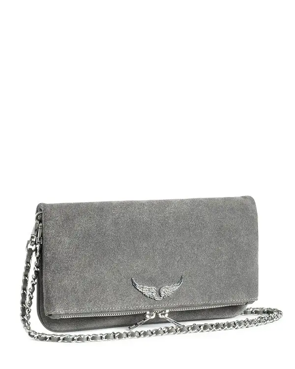 Zadig&Voltaire Rock Suede Shoulder Bag - Road