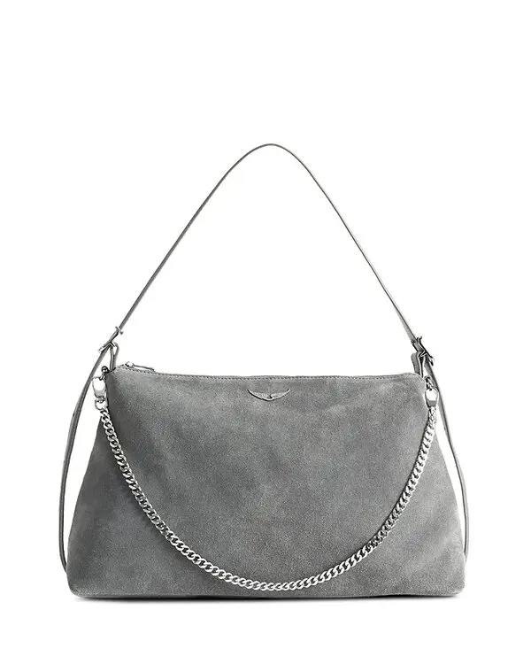 Zadig&Voltaire Jim Suede Shoulder Bag - Road