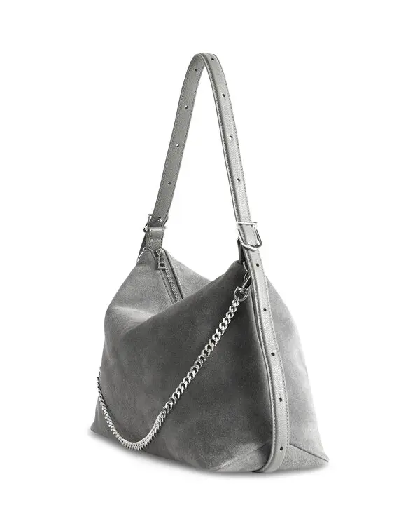 Zadig&Voltaire Jim Suede Shoulder Bag - Road
