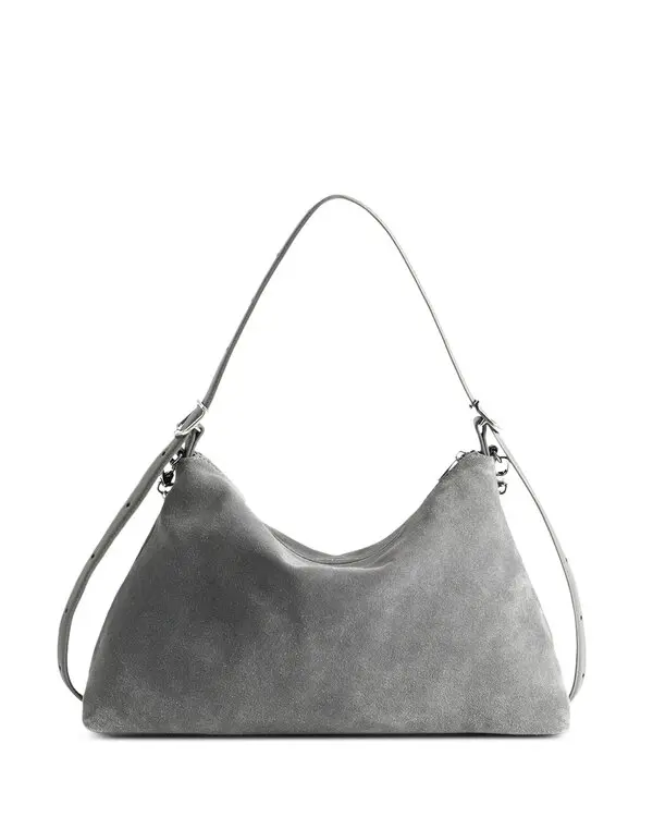 Zadig&Voltaire Jim Suede Shoulder Bag - Road